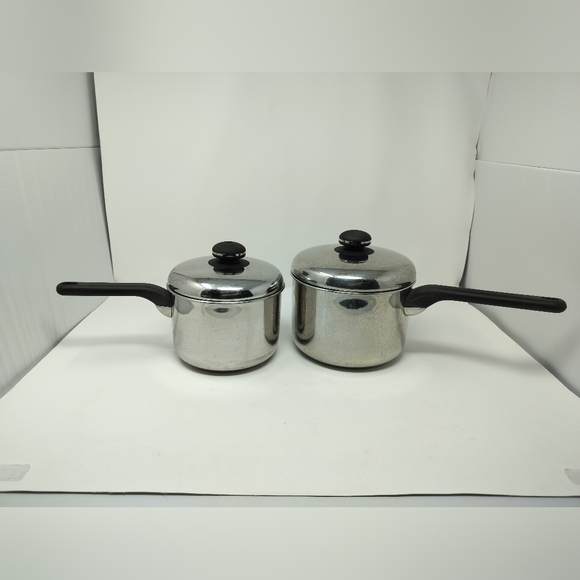Cuisine-ware | Kitchen | 2 Vintage Cuisineware Sauce Pots With Lids ...